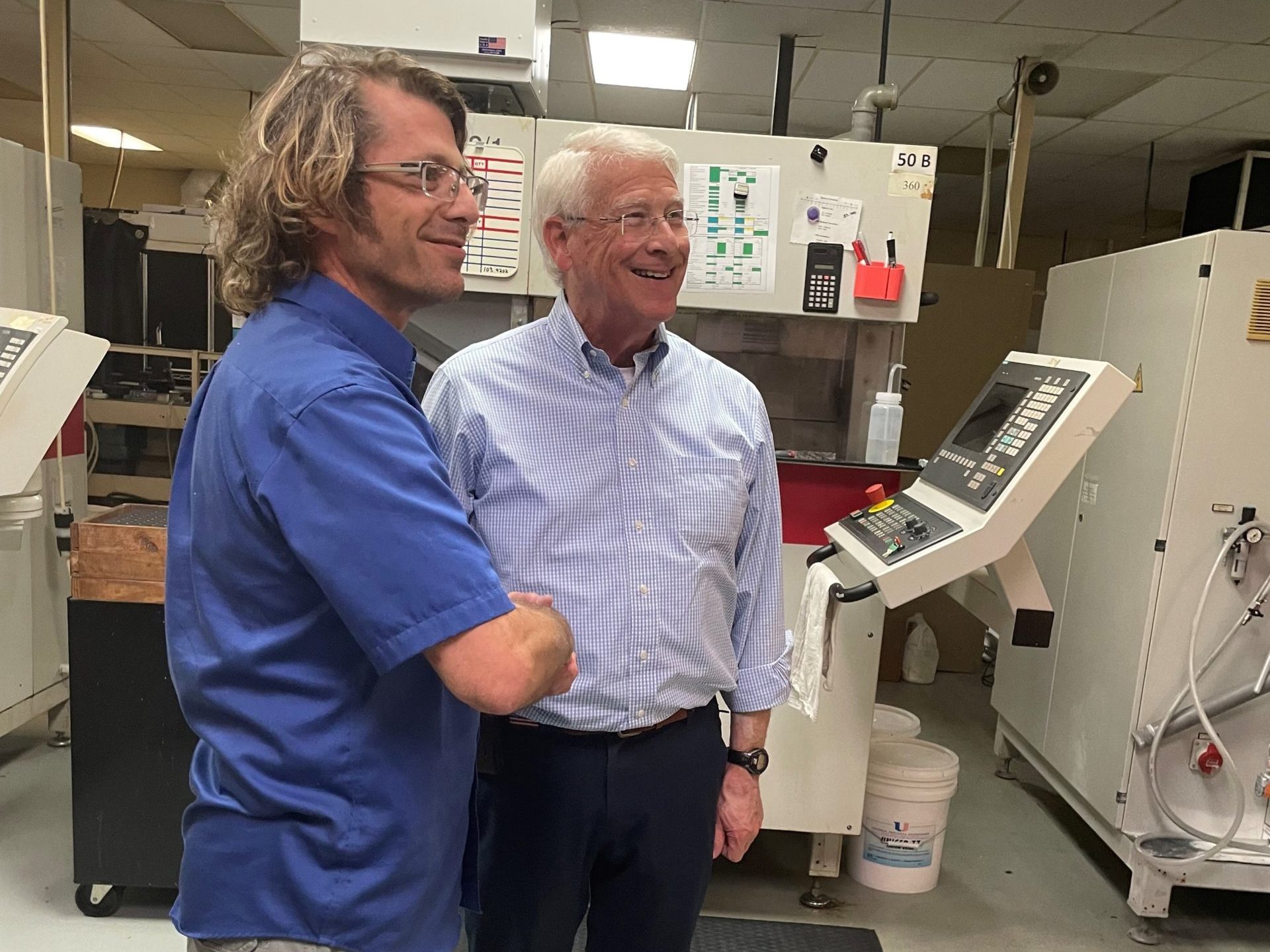 Senator Roger Wicker Visits PFG Precision Optics